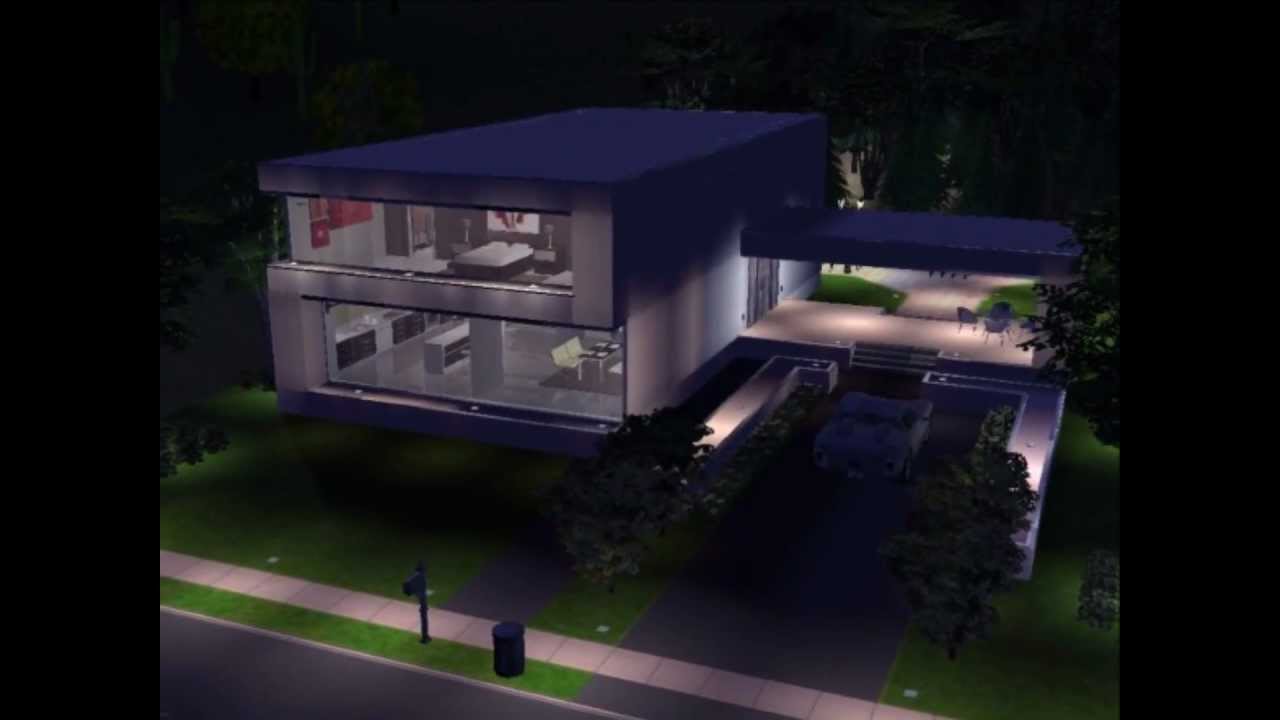 Sims 2 Modern House Design - Semplice [HD RE-UP] - YouTube