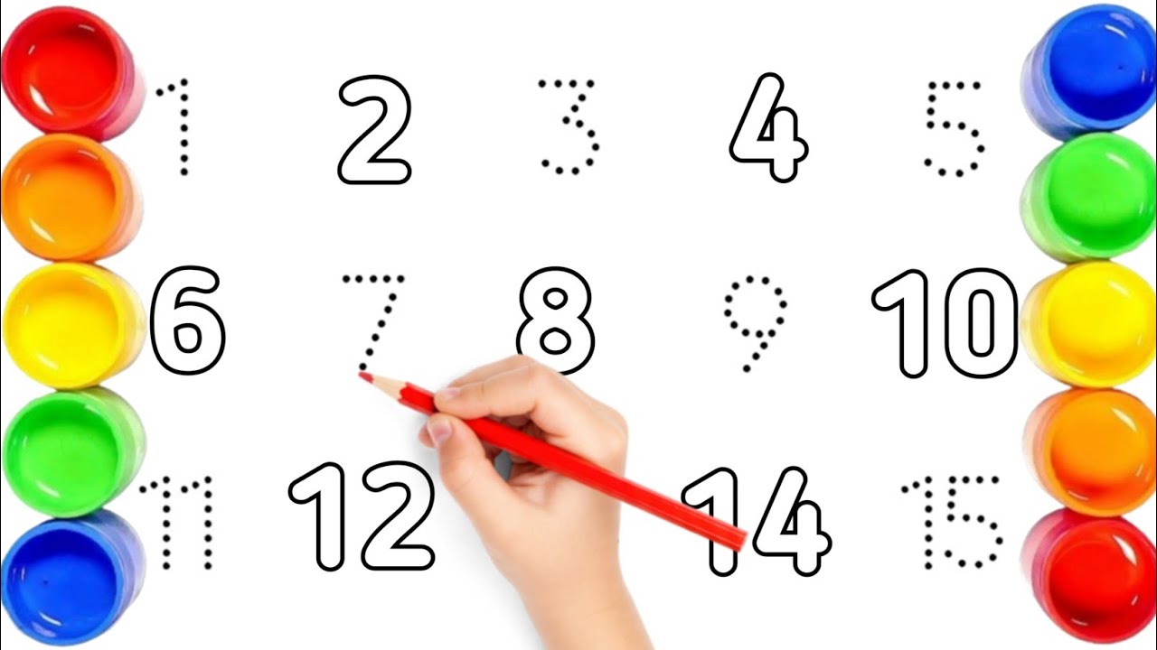 Learn Counting 1 to 15 | Easy Numbers for Kids | 123 Learning | abc ...