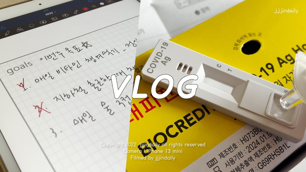 Vlogㅣ직장인 일상 브이로그 프로야근러의 일주일 단기 루틴 목표 세우기 It 회사 직장인 일상 브이로그 3차 코로나 백신