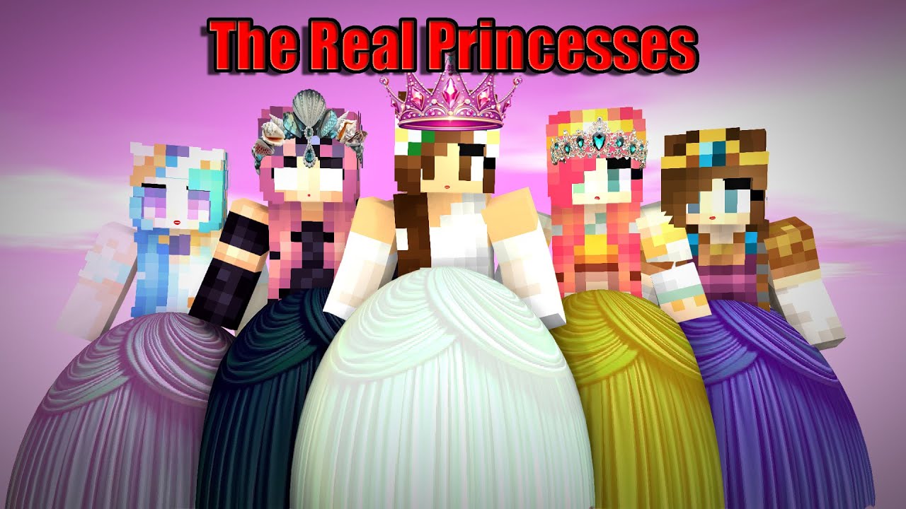 The Magical Story of Real Princesses #minecraft #animation - YouTube