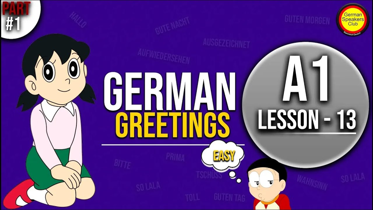 German Lesson 13: German Greetings Part-1 - YouTube