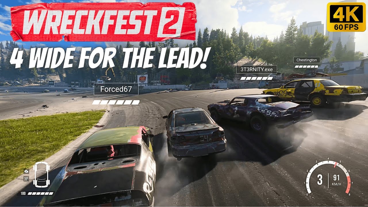 Wreckfest 2 - All speedway tracks online - YouTube