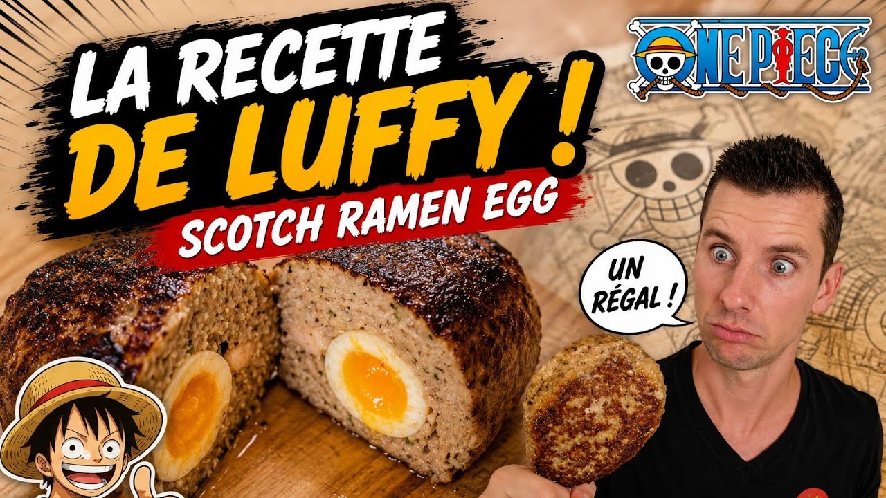 Recette one piece | Scotch ramen egg revisité ! - YouTube