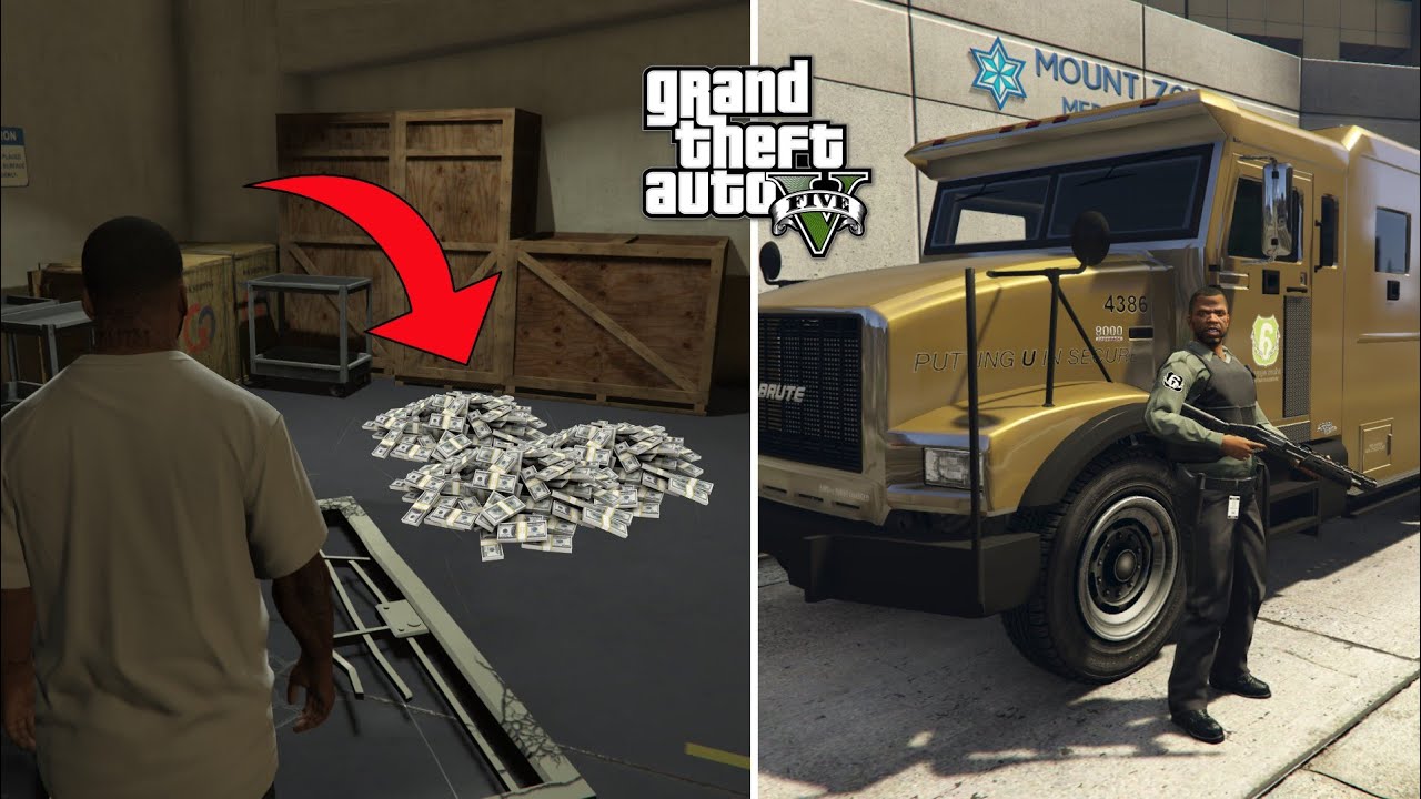 How To Get Inside The Golden Bank Vault And Get Unlimited Money in GTA ...