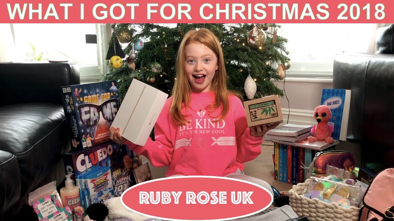 WHAT I GOT FOR CHRISTMAS 2018 ~ RUBY | RUBY ROSE UK - YouTube