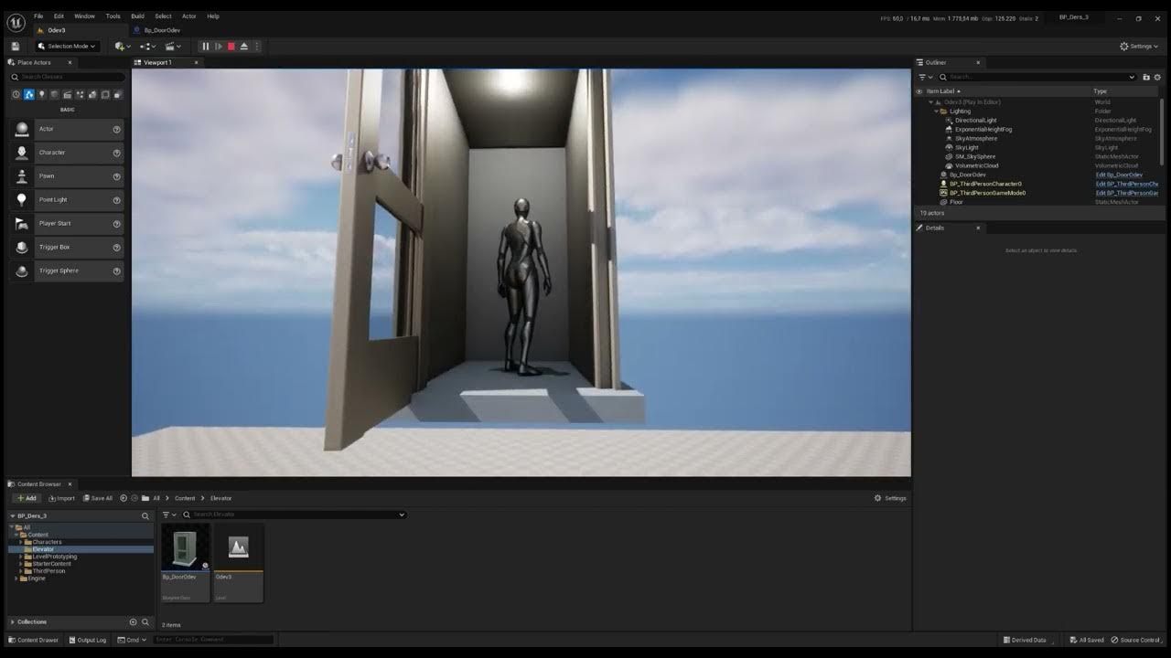 Unreal Engine 5 Door and Lift Mechanics - YouTube