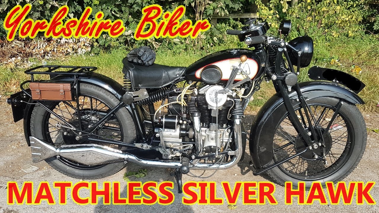 MATCHLESS SILVER HAWK Vintage Classic British Bike - YouTube