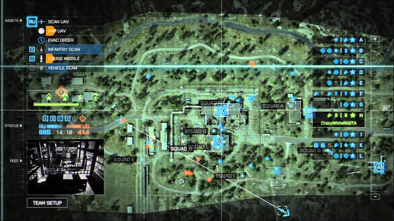 Battlefield 4 commander mode gameplay PC - YouTube