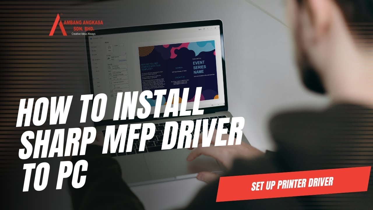 How to Install a Sharp MFP Driver to PC - YouTube
