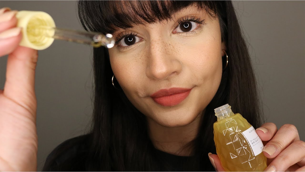 ASMR Gently Doing Your Skincare For Relaxation - YouTube