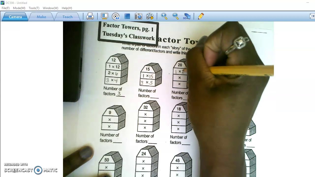 Factor Towers and Prime and Composite Numbers Explored - YouTube