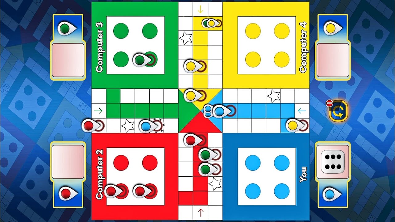 Ludo king in 4 players | Ludo game in 4 players | Ludo gameplay | ludo ...