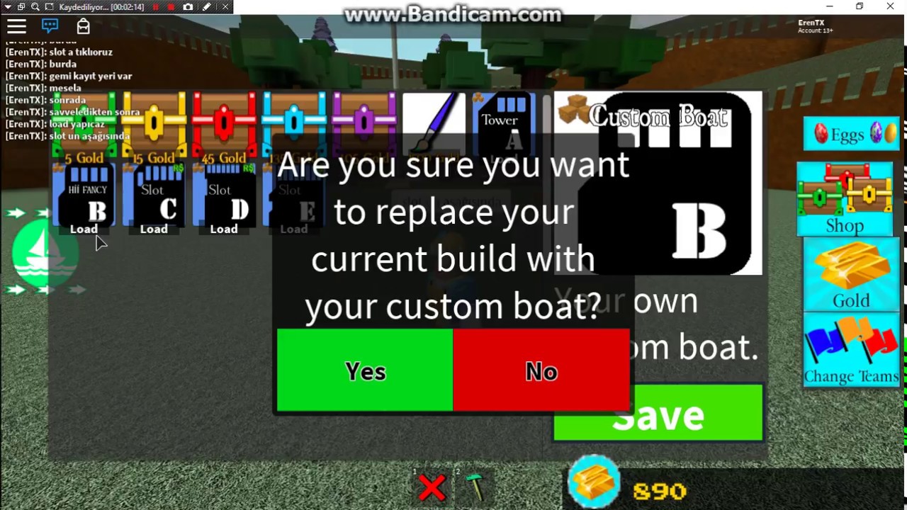 Buil A Boat Save-Load Nasıl Yapılır - YouTube