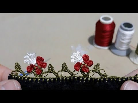 HALKALI ÇİCEK OYASI MODELİ