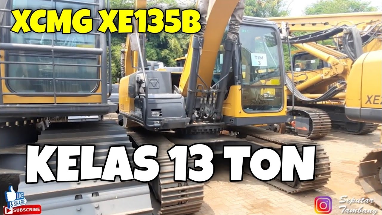 EXCAVATOR BEKO XCMG XE135B, Review Excavator Asal China - YouTube