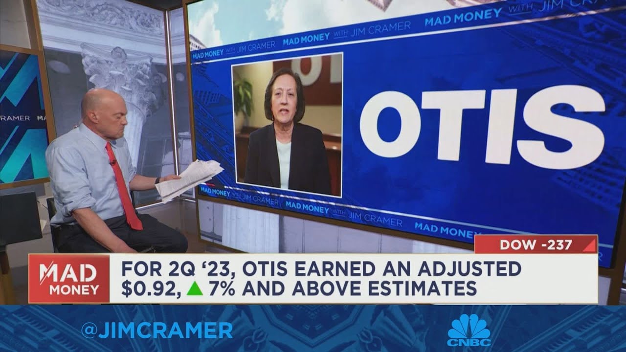 Otis CEO Judy Marks goes one-on-one with Jim Cramer - YouTube