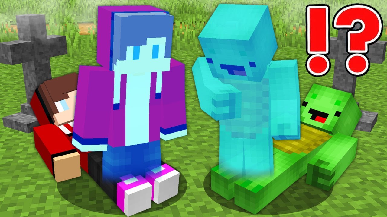 Why Mikey and JJ became a GHOSTS in Minecraft? - Maizen JJ Mikey - YouTube