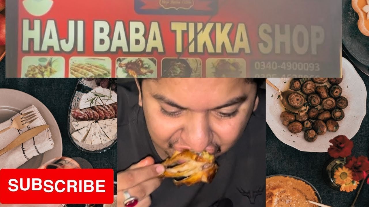 HAJI BABA tikka shop | kareem block iqbal town lahore | Food addiction ...