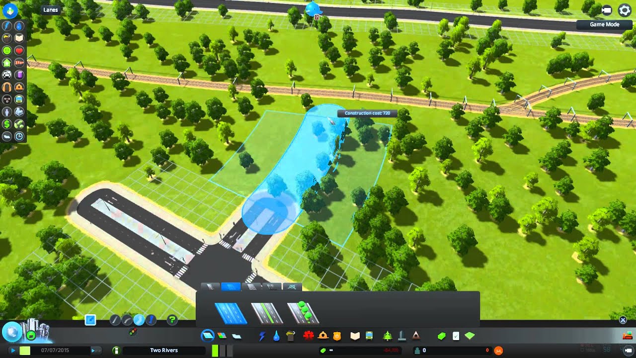 Cities Skylines Speed Build Two Rivers part 1 - YouTube