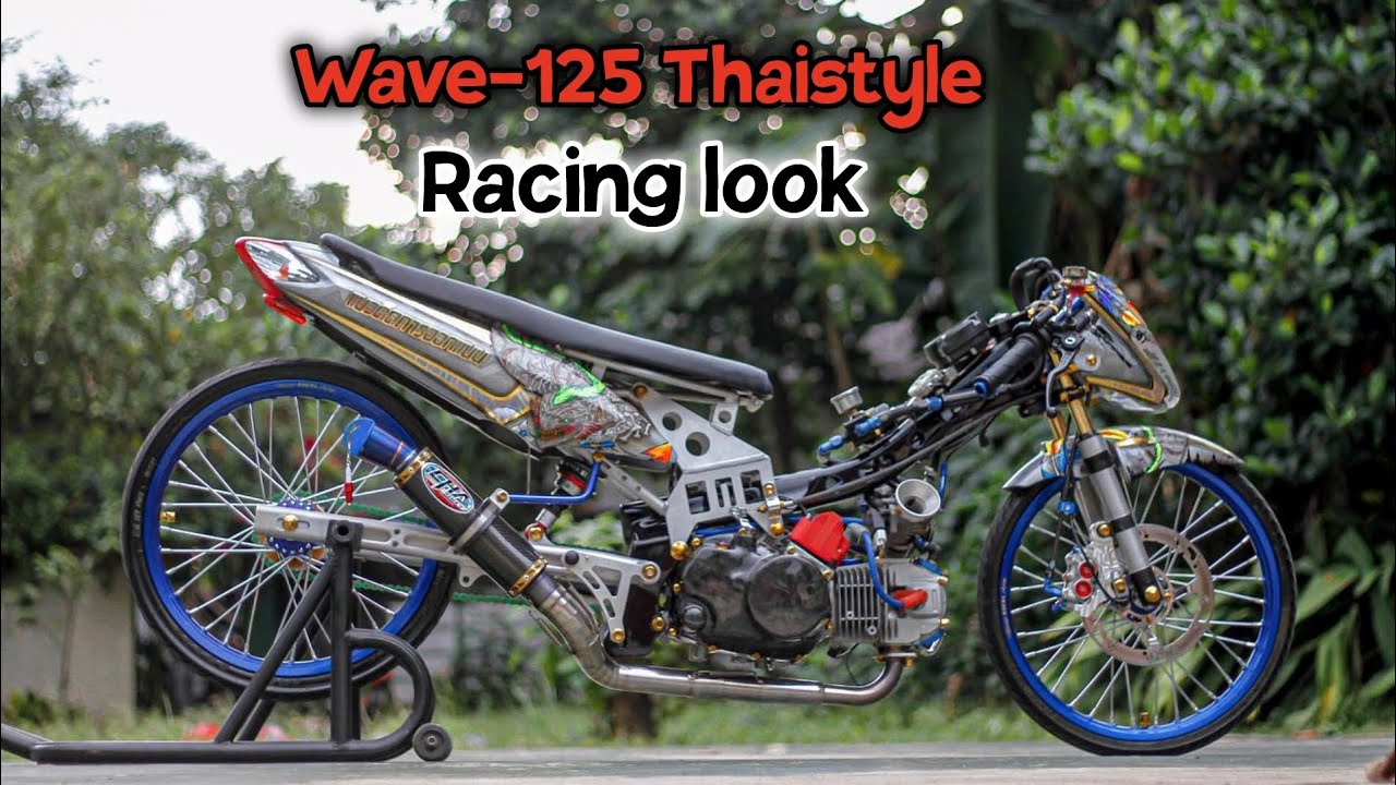HONDA WAVE-125 KONSEP RACING LOOK/STREET BIKE ‼️2trottlebody injeksi ...
