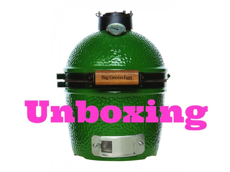 Unboxing and Assembly of the MINI big green egg - Pitmaster x - YouTube