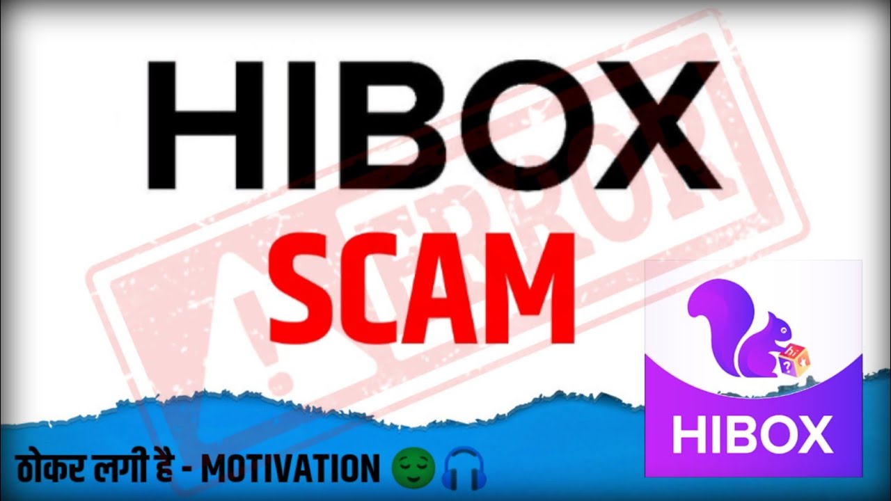 HI BOX - SCAM | ठोकर लगी है - Best Motivational Video In Hindi - YouTube