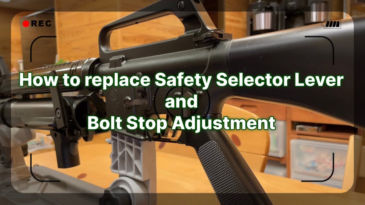 DNA M16A1 Selector Lever Replacement & Ra-Tech M4 RAS (SR-16) GBB ...