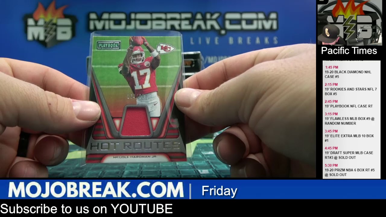 19' Playbook NFL #8 Random Team Break - YouTube