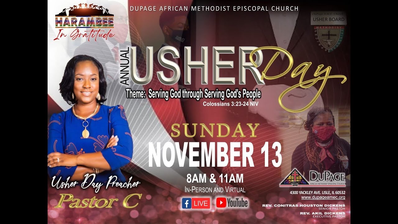 DuPage AME Church ️ 11 am Worship Service 🙌🏾 Sunday, November 13, 2022 ...