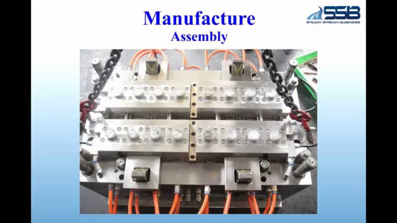 [SSB] 30 25mm Water Closure 16 Cavity injection mold - YouTube