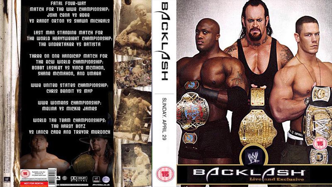 WWE Backlash 2007: WWE 2K19 UNIVERSE MODE (FULL EVENT) - YouTube