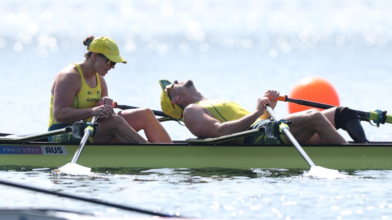 Australia claims first Paralympic gold medal in rowing - YouTube