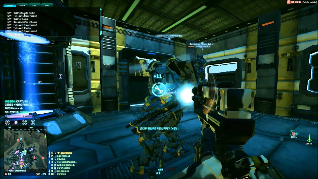 Planetside 2 first impressions on implants (D3vious) - YouTube