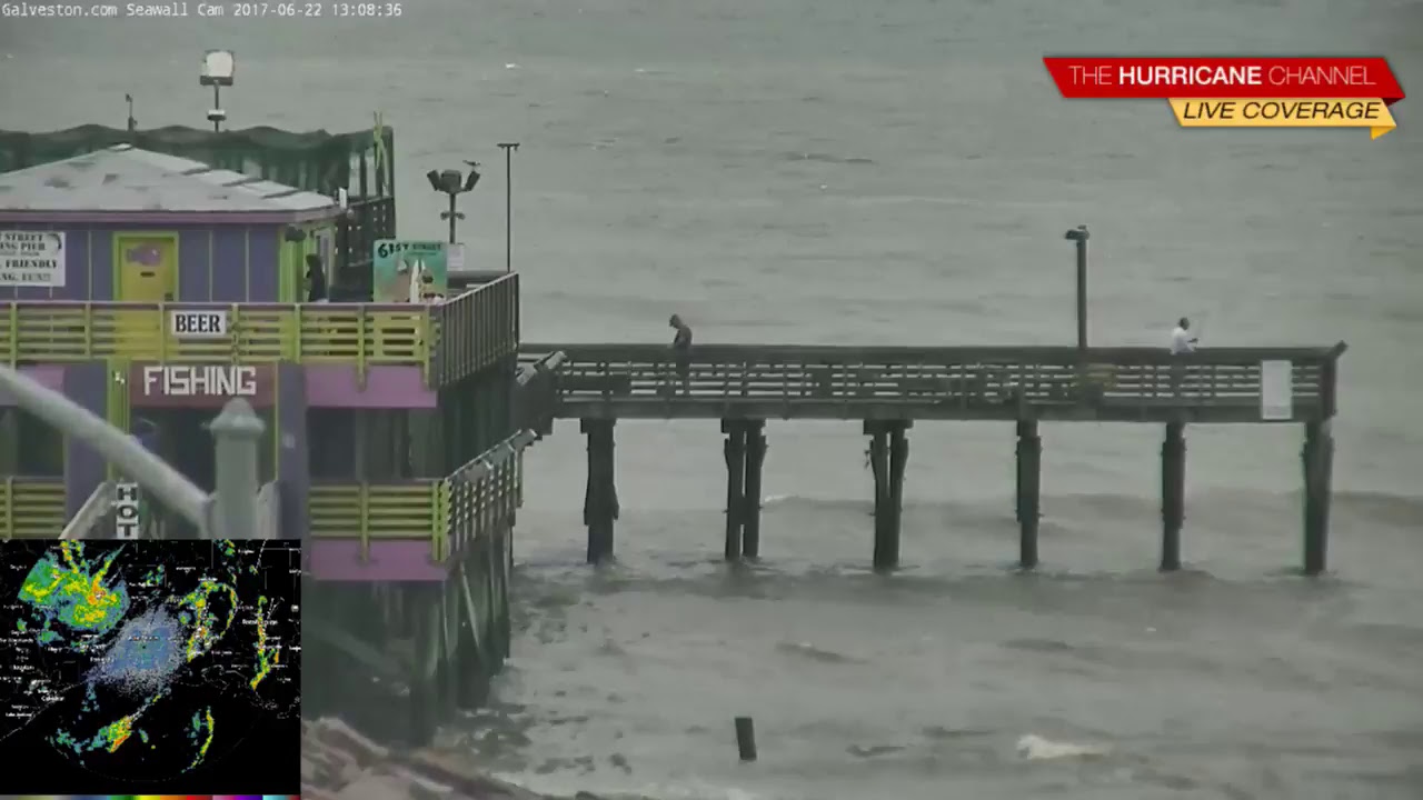 LIVE Tropical Storm Cindy COVERAGE - YouTube