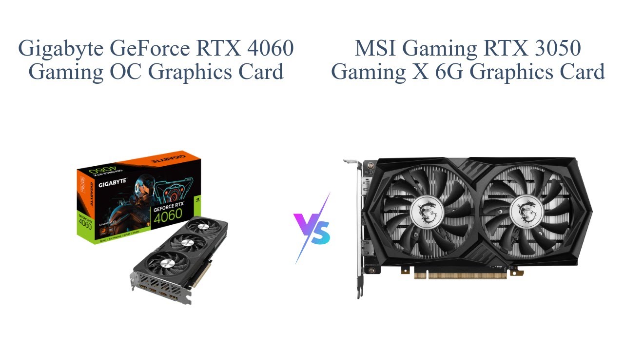 GIGABYTE RTX 4060 vs MSI RTX 3050 Graphics Card Comparison 🎮🔥 - YouTube