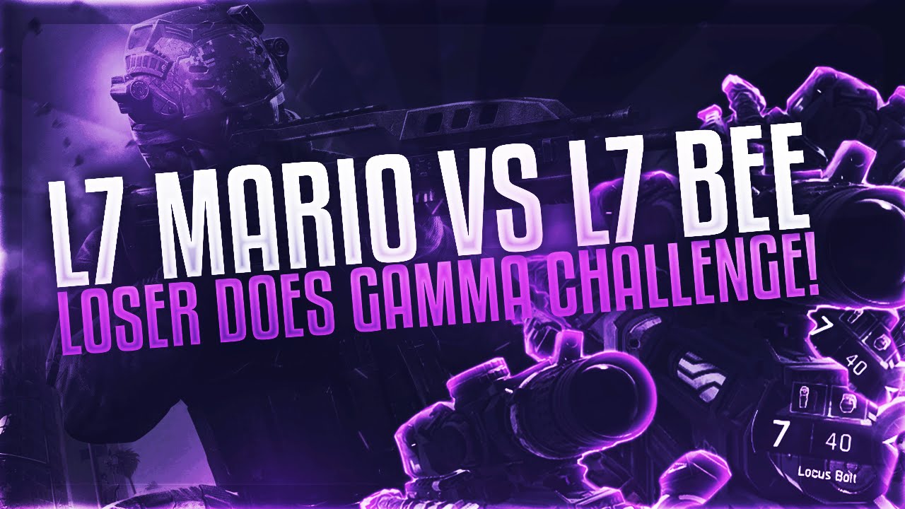 L7 Mario vs L7 Bee - LOSER DOES GAMMA CHALLENGE - 1v1! - YouTube