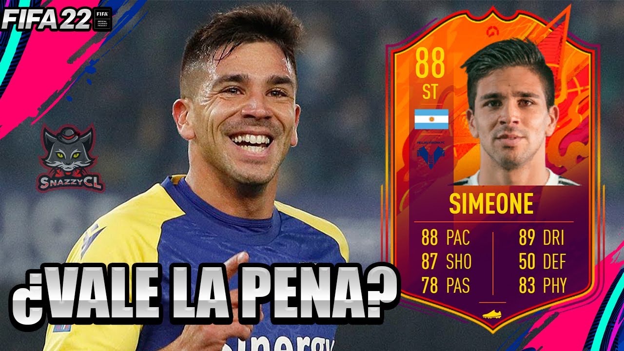 GIOVANNI SIMEONE 88 HEADLINERS PLAYER REVIEW | ¿VALE LA PENA? | FIFA 22 ...