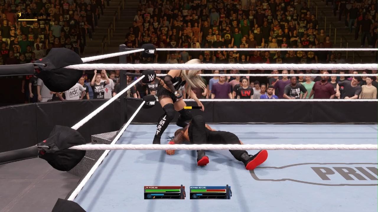 WWE 2K25 Beating Roman Reigns on Legend Bloodline Rules Going Solo ...