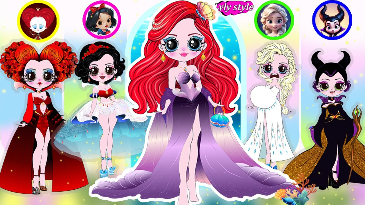 Elsa Transforms into a Mermaid! | Magical Disney Transformation ...