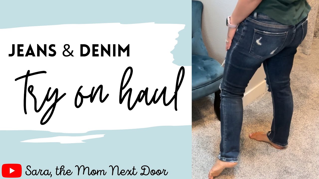 JEANS TRY ON HAUL - quick try on of all my jeans with info about where ...