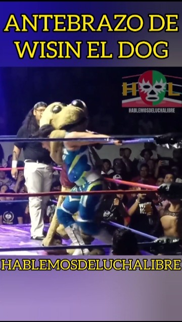 ANTEBRAZO DE WISIN EL DOG - #highlights #luchalibre #wrestling #shorts ...