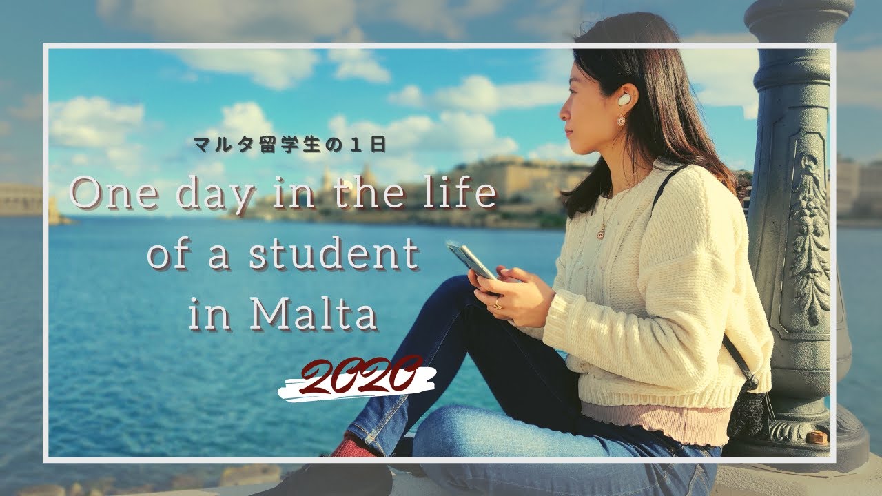 one day in the life of a student studying abroad in Malta in 2020／マルタ留学 ...
