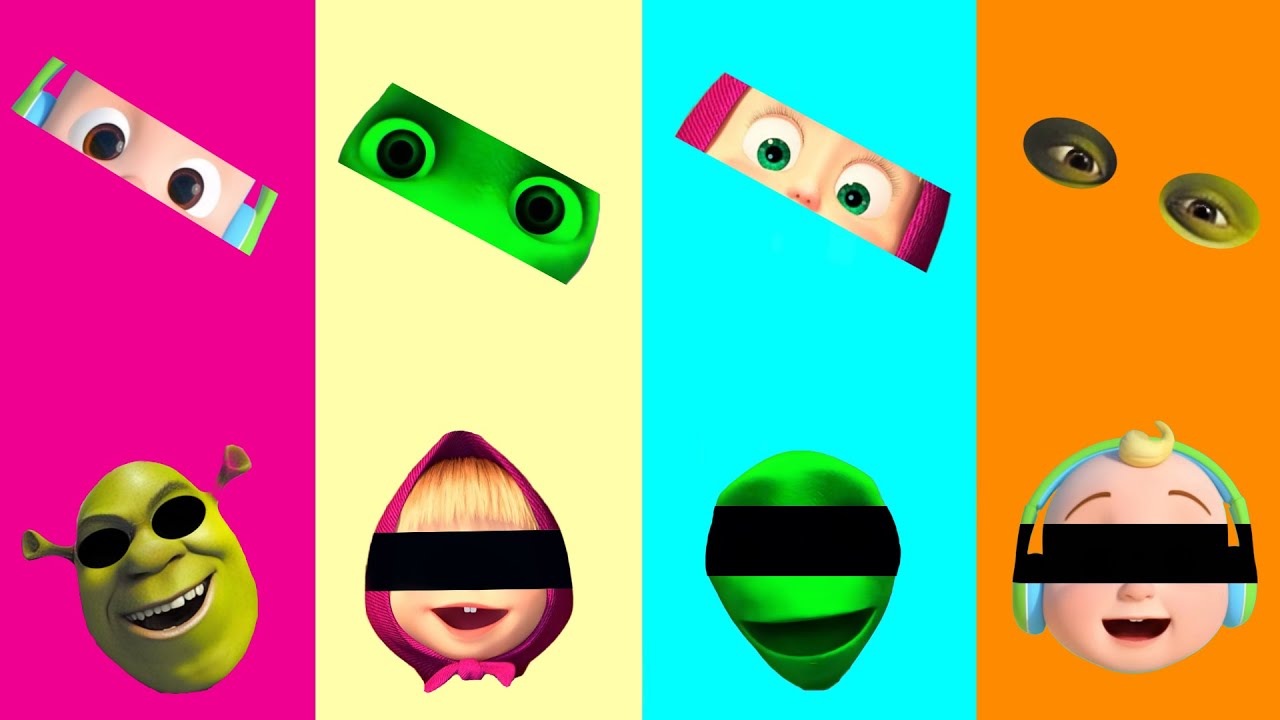 Wrong eyes👀Shrek and Masha and Alien and Baby - DAME TU COSITA Funny ...