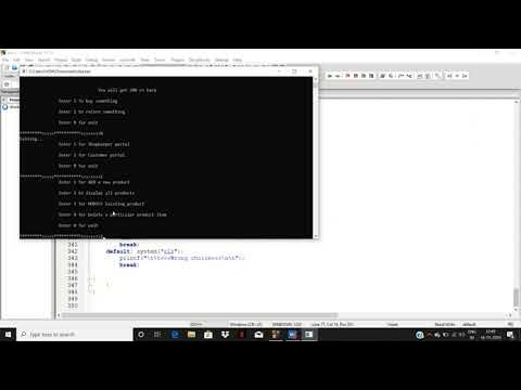 DATASTRUCTURE PROJECT | Super market system | WITH CODE - YouTube