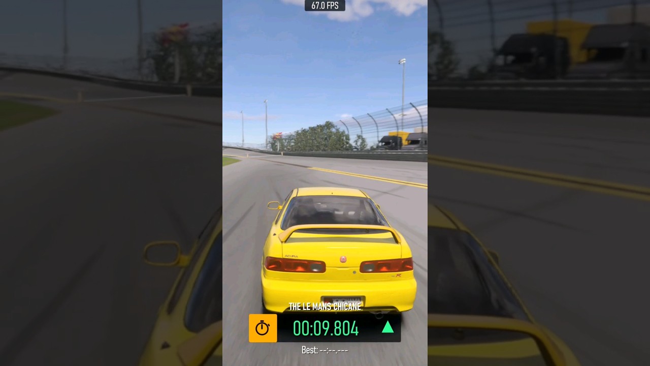 Going thru the LeMans Chicane at the Daytona Road Course # ...