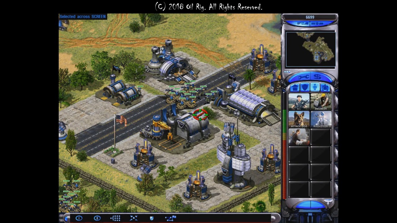 Command & Conquer Red Alert 2 Allied Mission 7 Hard Level Walkthrough ...
