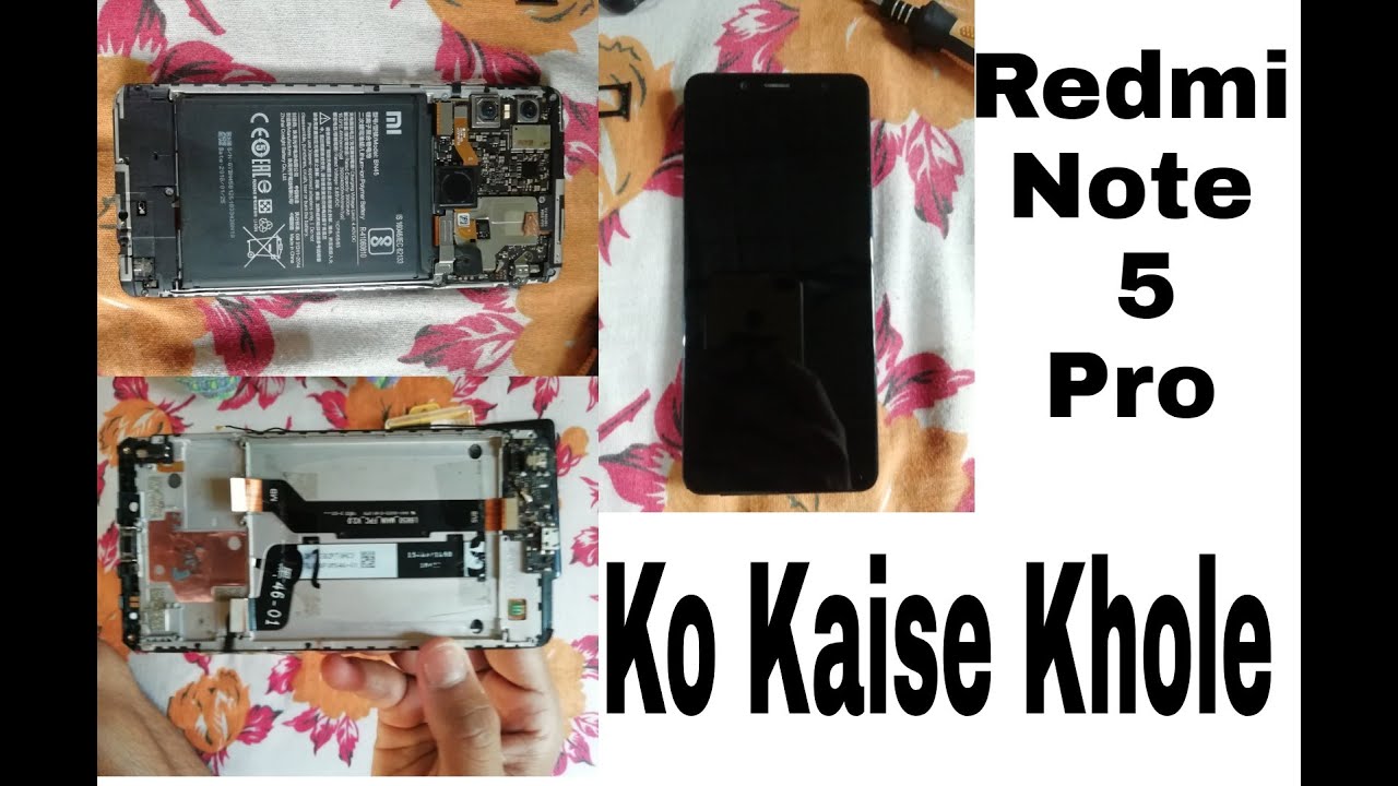 How to open Redmi Note 5 pro /MI note 5 pro ko kaise khole full Setting ...