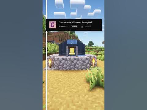 Minecraft Best Shaders Complementary vs Reimagined Voxels in Comparison #shorts - YouTube