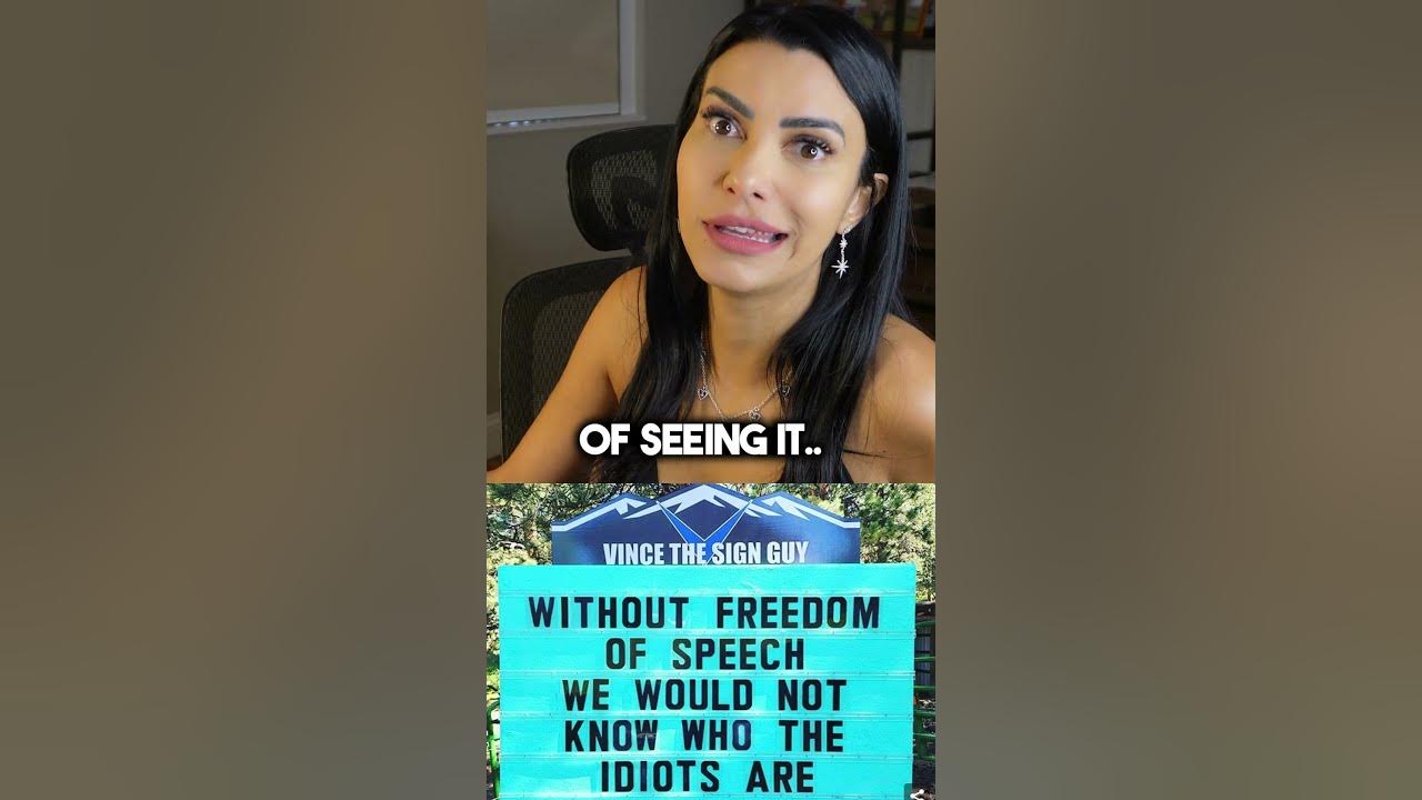 Why We Need Freedom Of Speech - YouTube