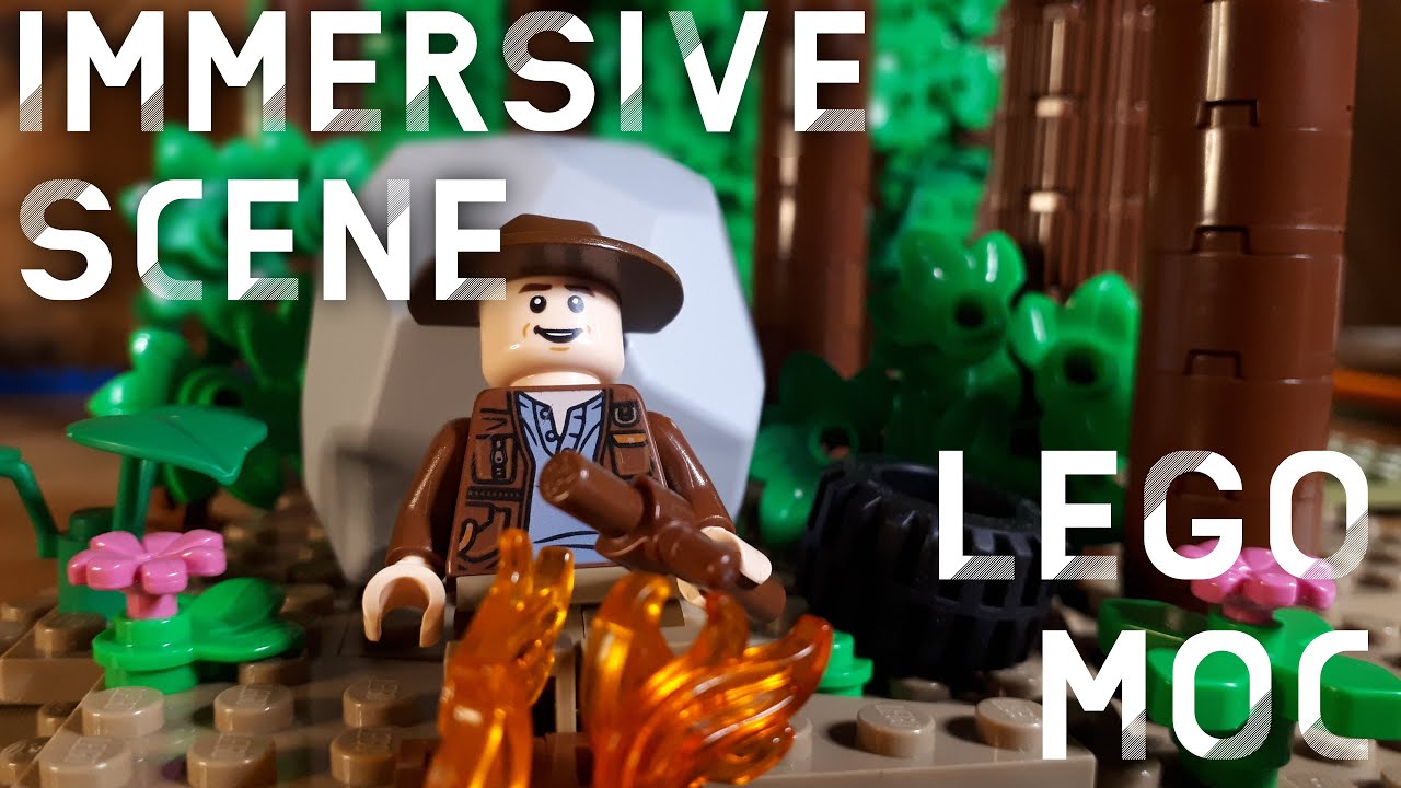 LEGO Sitting By The Campfire MOC - YouTube